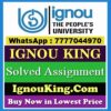 DNHE-3 IGNOU Solved Assignment 2026 (English Medium) PDF | IGNOU King